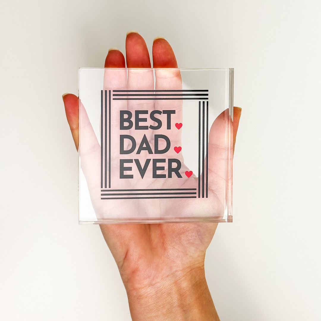 Best Dad Ever Trophy Block, Fathers Day Gift, Gift for Daddy - Etsy