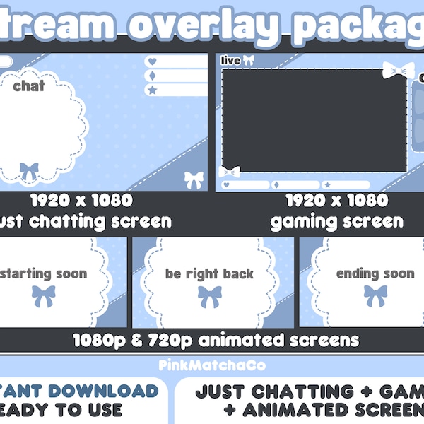 Vtuber Just Chatting Screen - Etsy