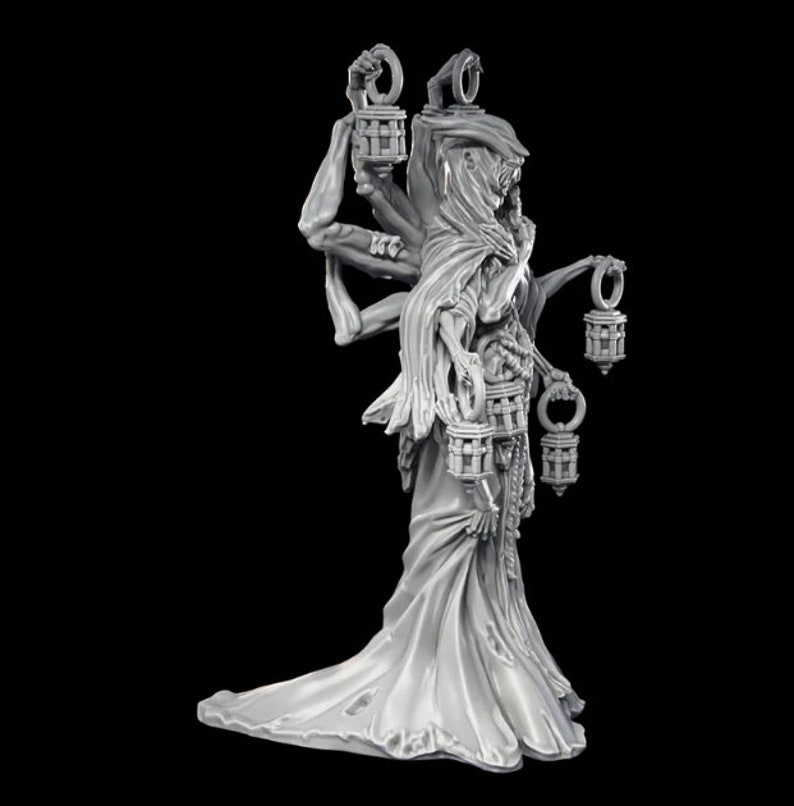 The Changed Lady Cryptids of the Darkwoods 32mm D&D Miniatures by ...