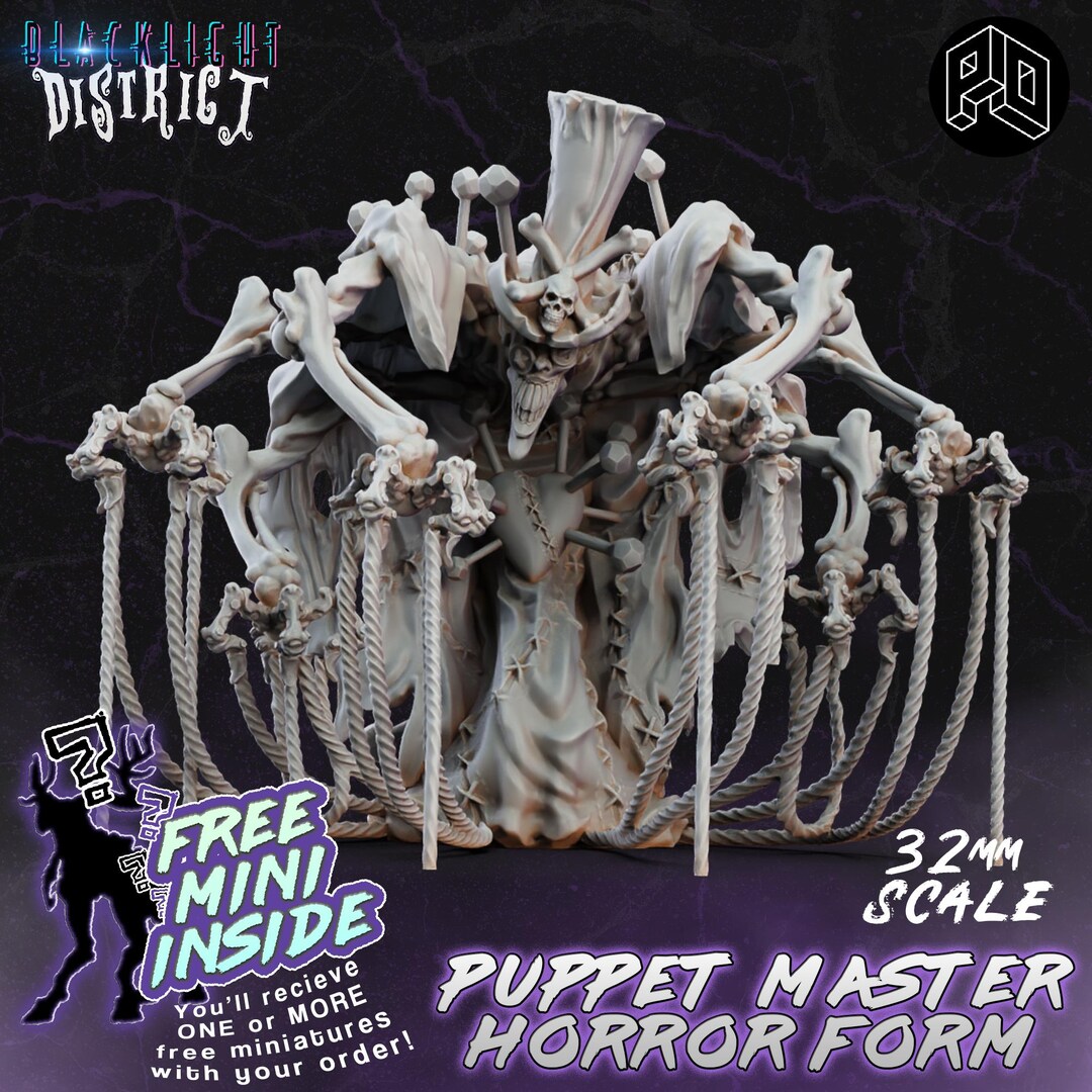 Puppet Master Horror Form Puppet Masters Show 32mm D&D Miniatures by ...