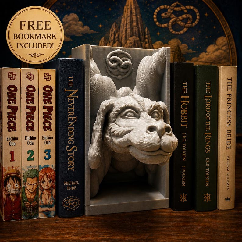 The Neverending Story Book Nook | Falkor Bookshelf Insert | Includes ...
