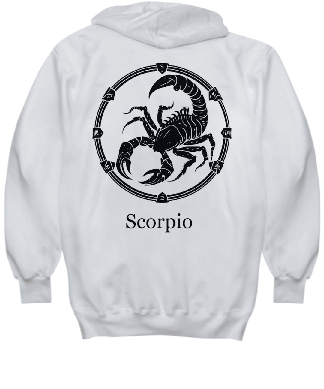 Gb_hoodie Scorpio Print on Back - Etsy