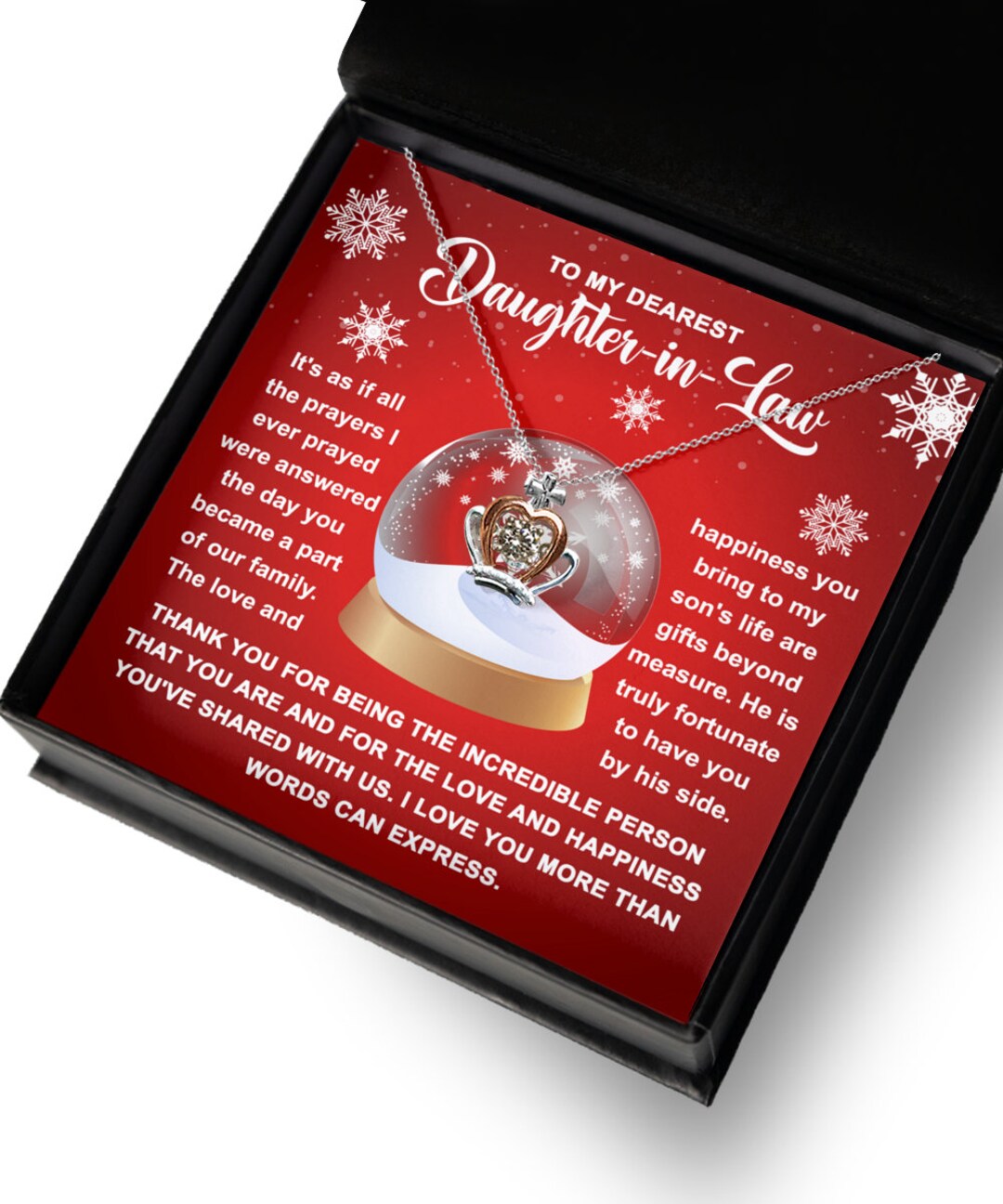 Gb_crown Necklace to My Dearest Daughter-in-law - Etsy