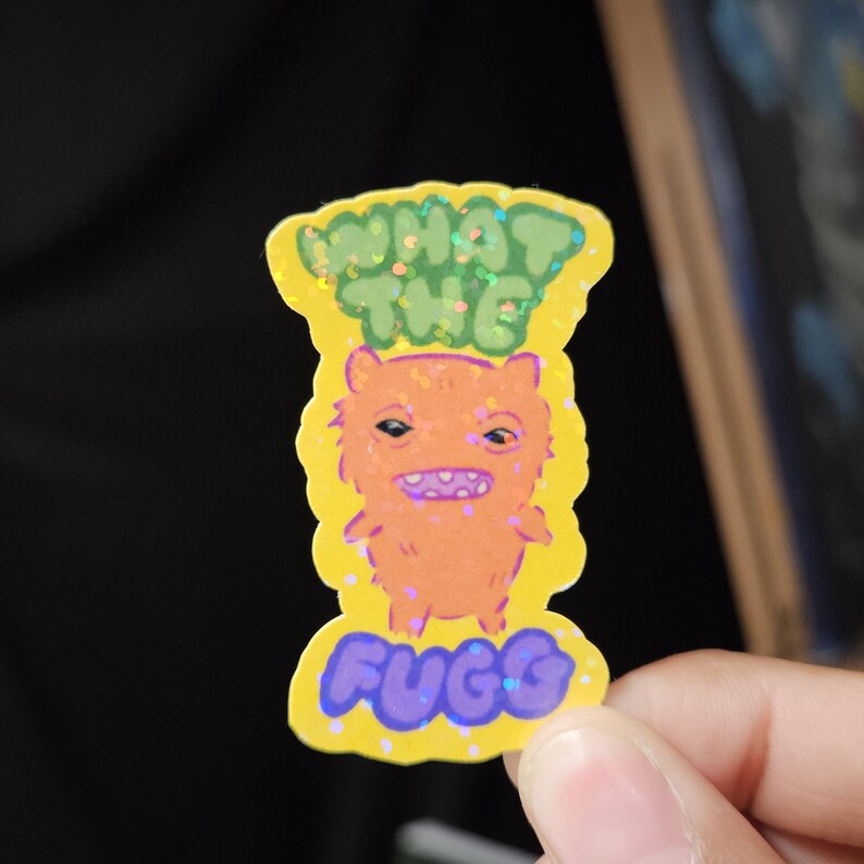 What the Fugg Sticker Fuggler Inspired Doodle Laptop Decal Journal ...