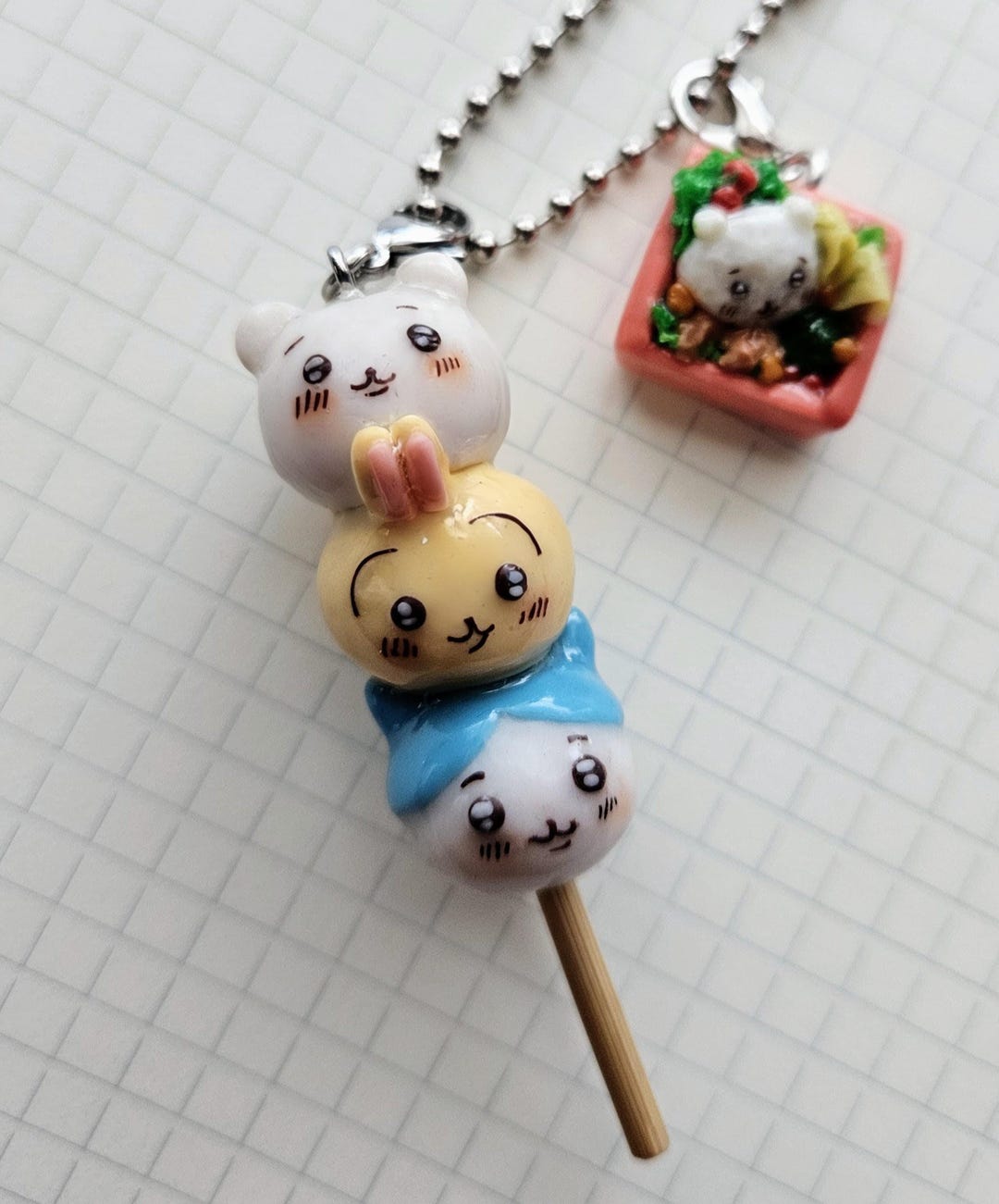Chiikawa Dango and Bento Handmade Clay Charms - Etsy