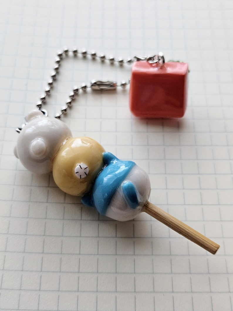Chiikawa Dango and Bento Handmade Clay Charms - Etsy