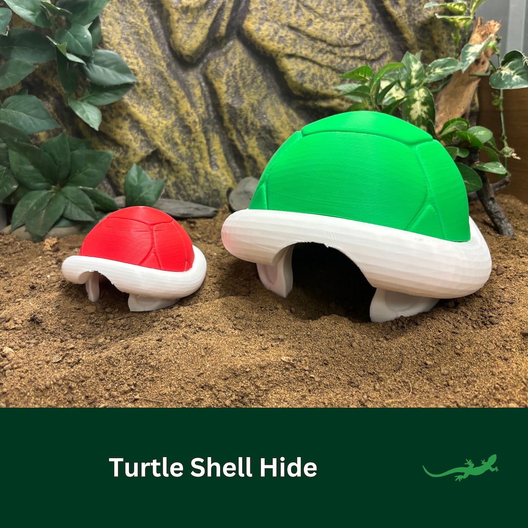 Turtle Shell Reptile Hide, Vivarium Accessory for Pet Whimsical ...