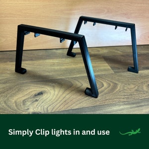 DOUBLE Arcadia UV Light Stand for Lumenize, Pro T5 & Jungle Dawn ...