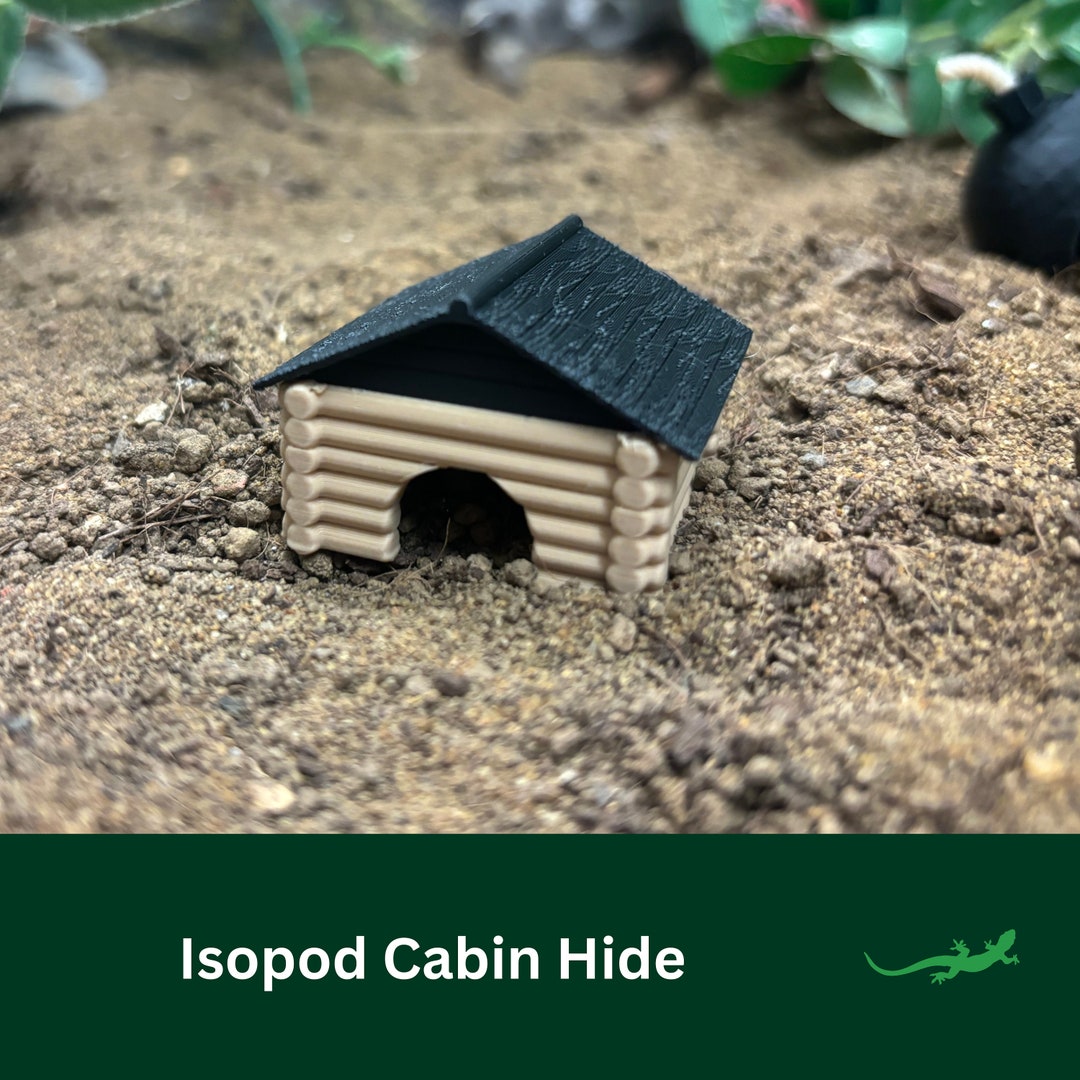 MICRO Cabin Isopod Hide, Woodlice Vivarium Accessory Decor, Gift for ...