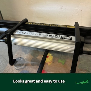 DOUBLE Arcadia UV Light Stand for Lumenize, Pro T5 & Jungle Dawn ...