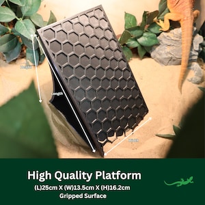 Reptile Climbing Ramp, Bearded Dragon Basking Platform, Rock Wall ...