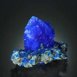 Top! XXL Electric Blue CHALCANTHITE Like TANZANITE "copper Flower" Gift ...