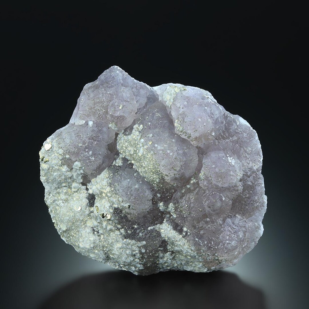Botryoidal Purple FLUORITE & PYRITE Crystal Cluster Minggang Mine ...