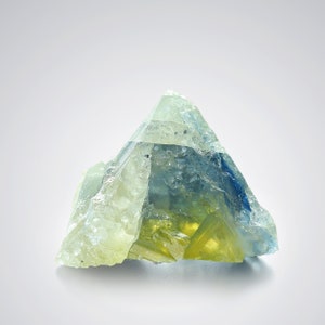 Rare Blue Yellow AMETRINE BRAZIL Unique Mineral Crystal Healing Chakra ...