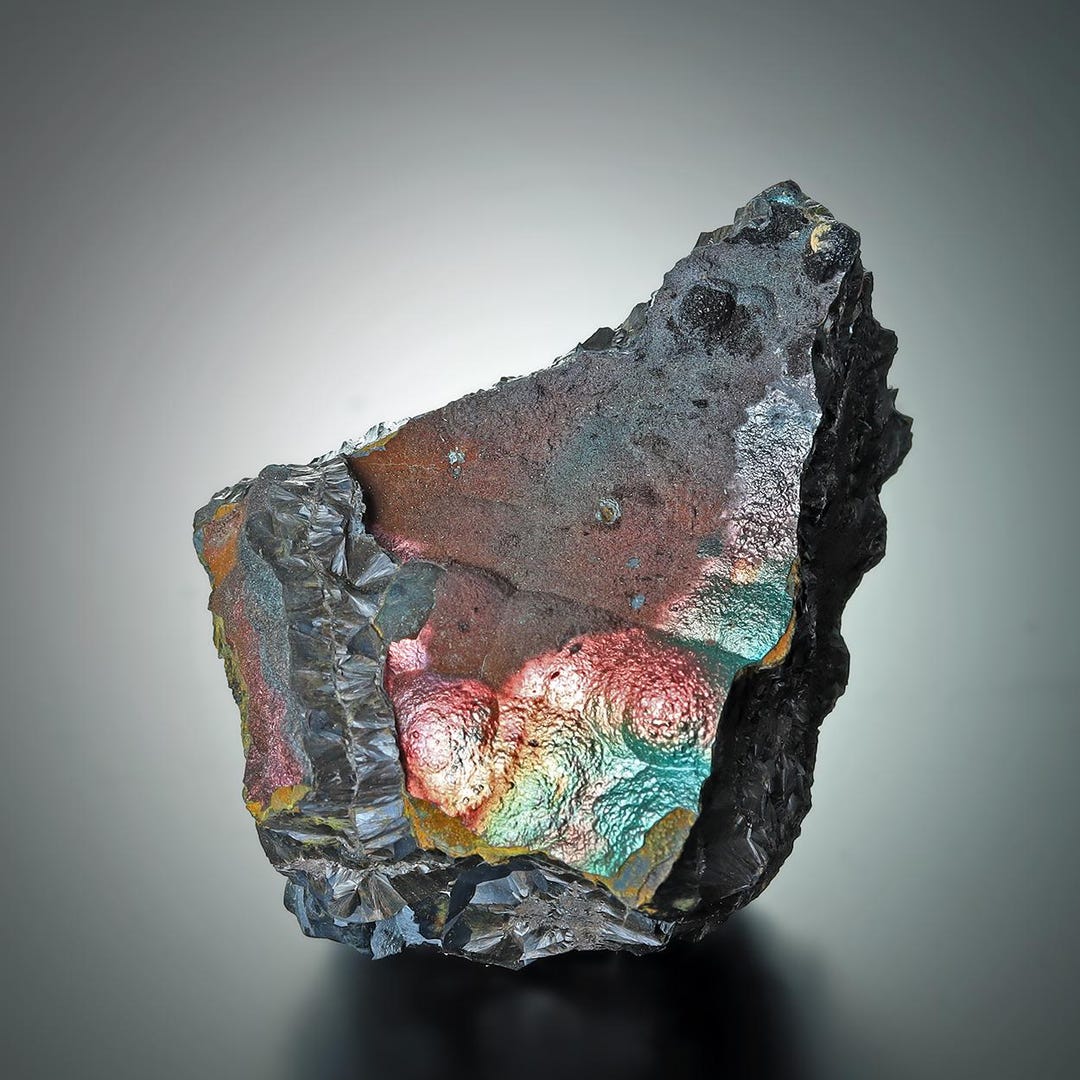 Iridescent GOETHITE Spain Rainbow Color, Crystal, Mineral Specimen - Etsy