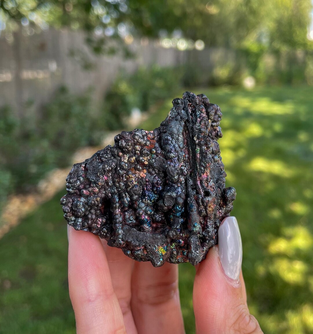 Iridescent GOETHITE Spain Rainbow Color, Crystal, Mineral Specimen - Etsy