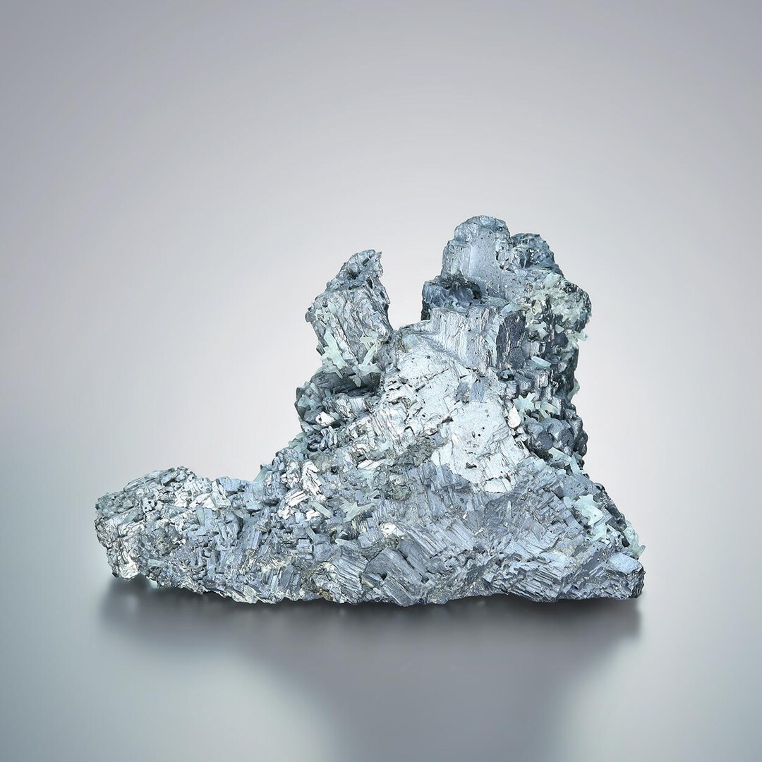 Beautiful Castle Shape GALENA Crystal Cluster From Krushev Dol Mine ...