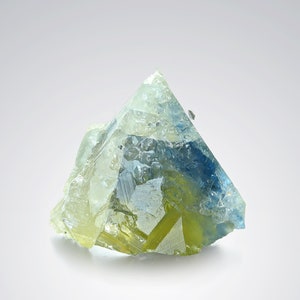 Rare Blue Yellow AMETRINE BRAZIL Unique Mineral Crystal Healing Chakra ...