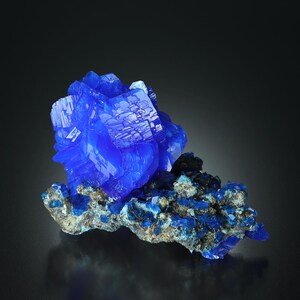 Top! XXL Electric Blue CHALCANTHITE Like TANZANITE "copper Flower" Gift ...