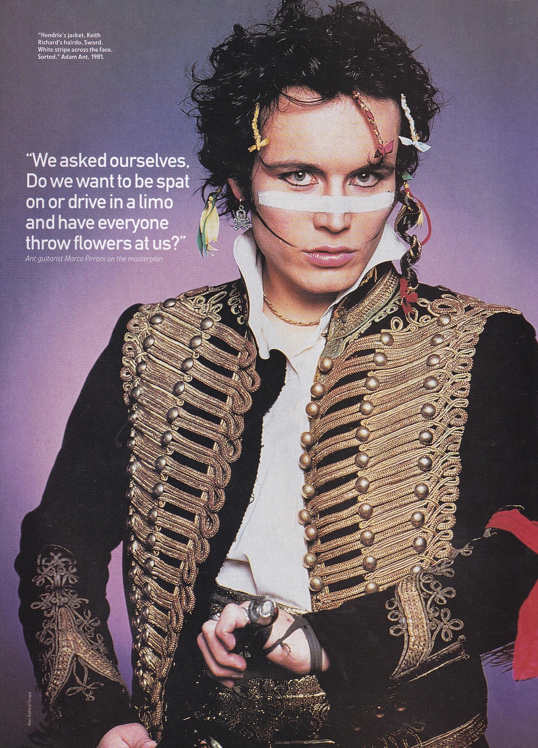 Original Vintage Mini Poster / Magazine Clipping - Adam Ant, London ...