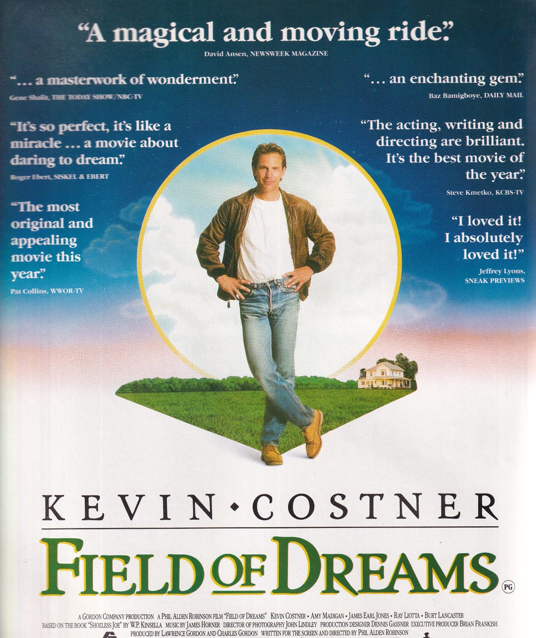 Original Vintage Mini Poster / Magazine Clipping - Field of Dreams - Etsy