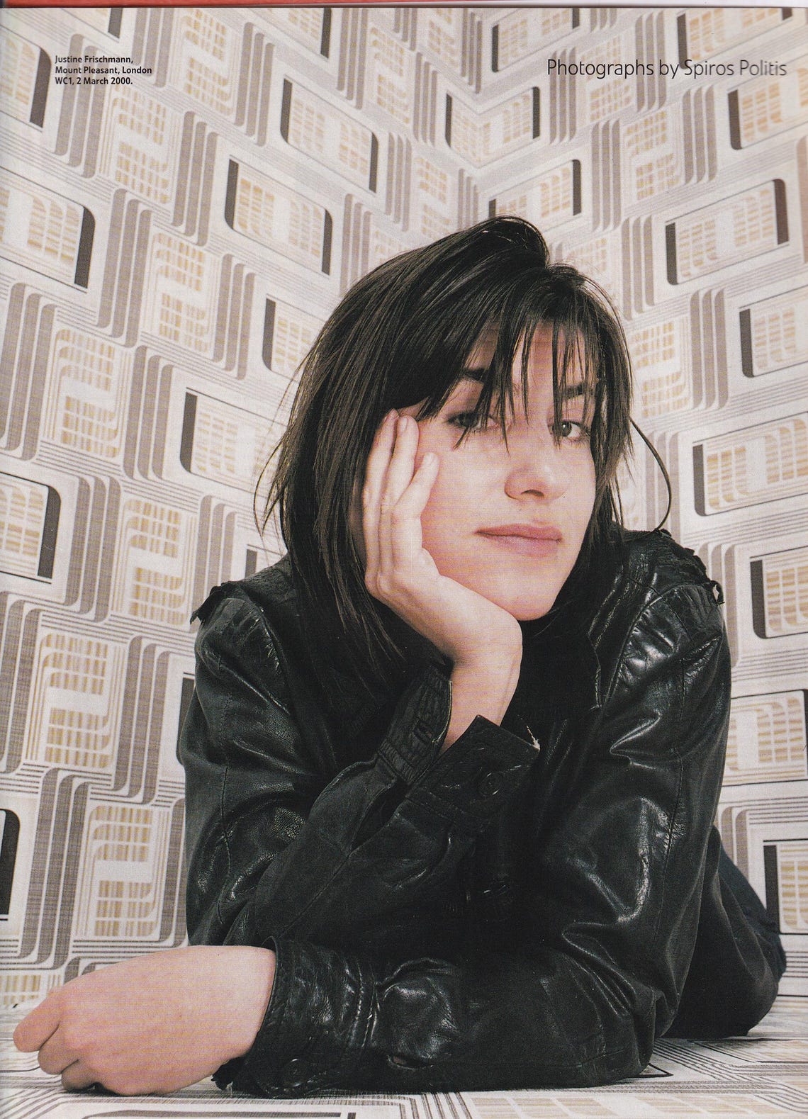 Original Vintage Mini Poster / Magazine Clipping - Justine Frischmann ...