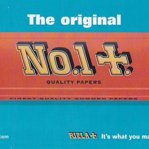 Original Vintage Mini Poster / Magazine Clipping 1990s Rizla Advert - Etsy