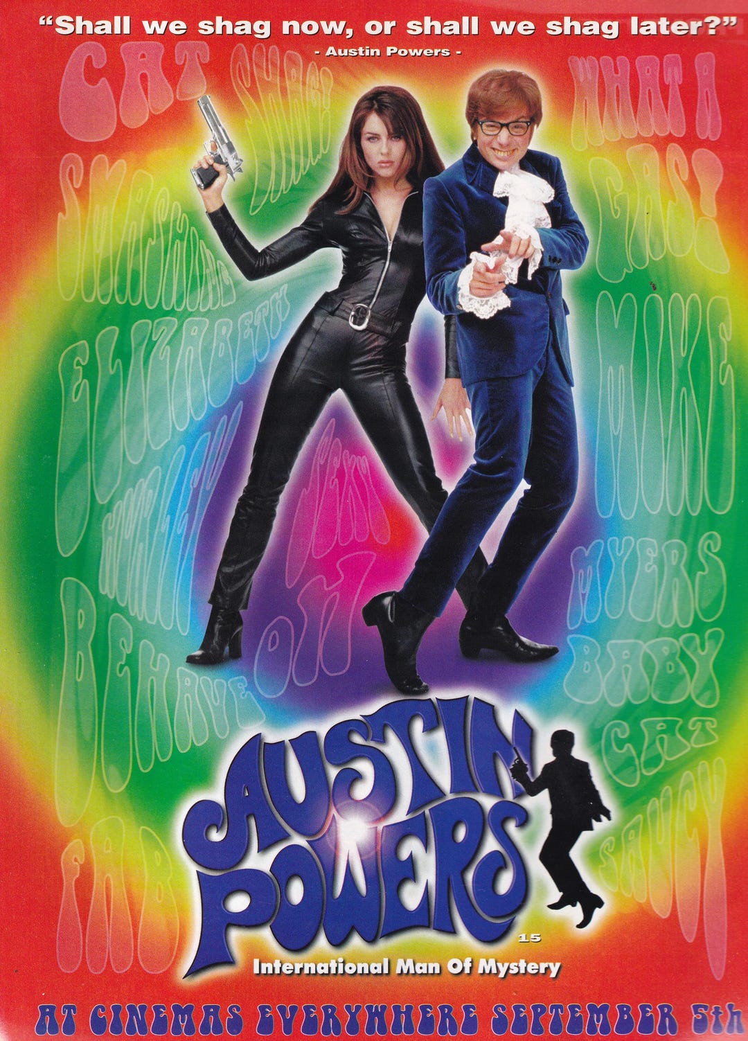 Original Vintage Mini Poster / Magazine Clipping - Austin Powers ...