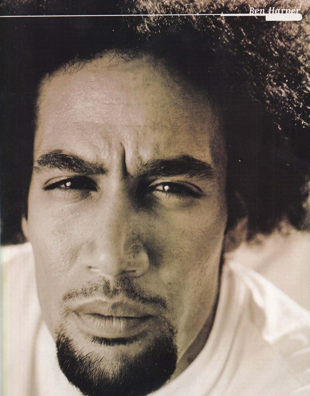 Original Vintage Mini Poster / Magazine Clipping Ben Harper - Etsy