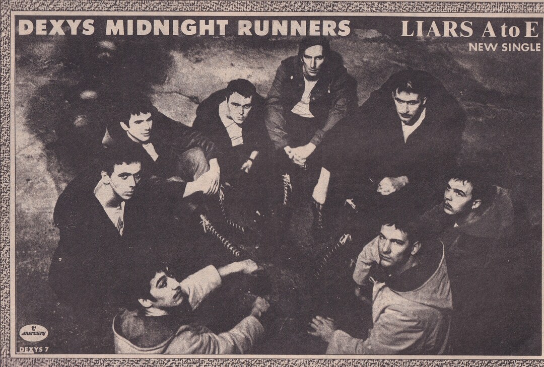 Original Vintage Mini Poster / Newspaper Clipping Dexys Midnight ...