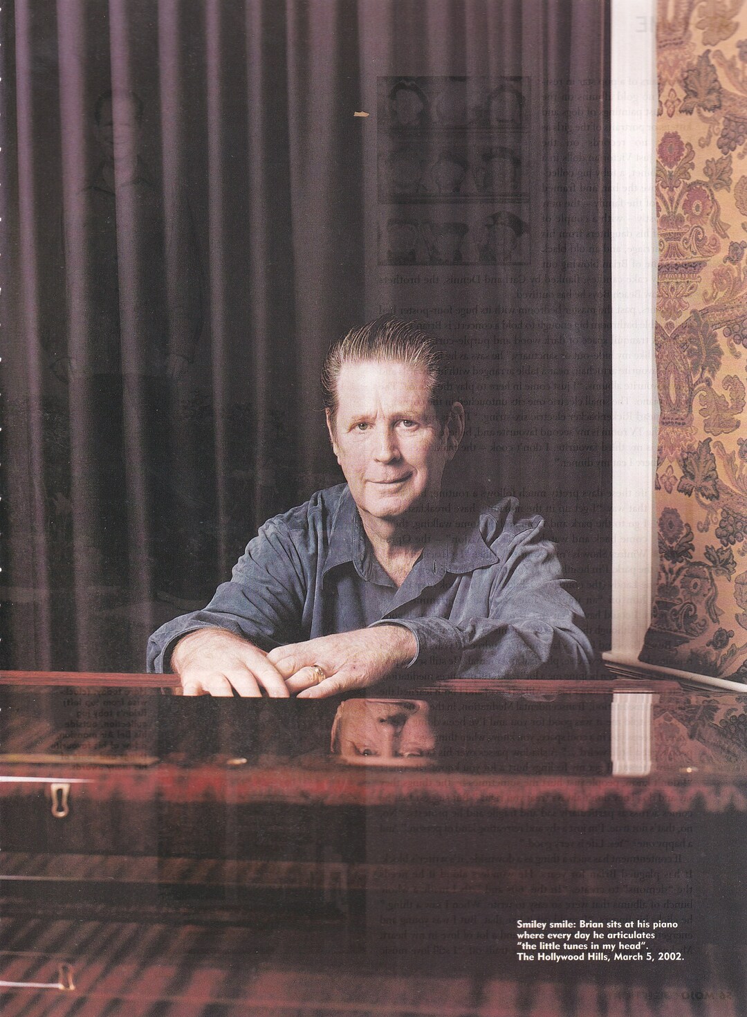 Original Vintage Mini Poster / Magazine Clipping - Brian Wilson (the ...