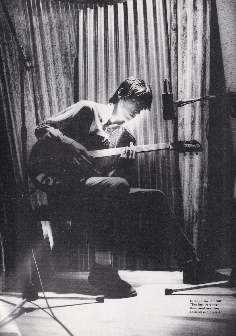 Original Vintage Mini Poster / Magazine Clipping Paul Weller the Jam ...