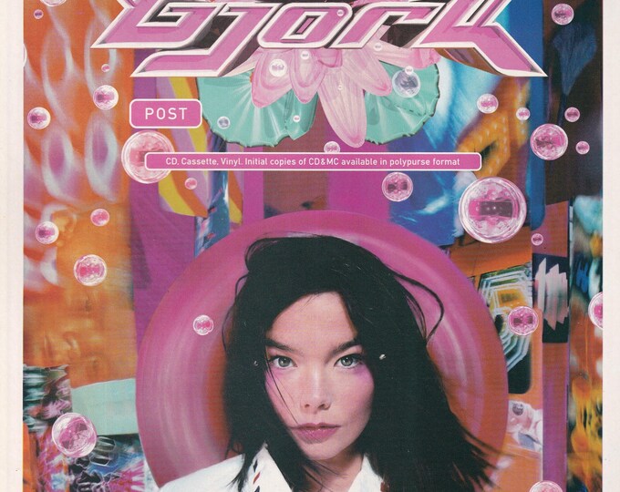 Original Vintage Mini Poster / Magazine Clipping - Bjork - Post - Etsy
