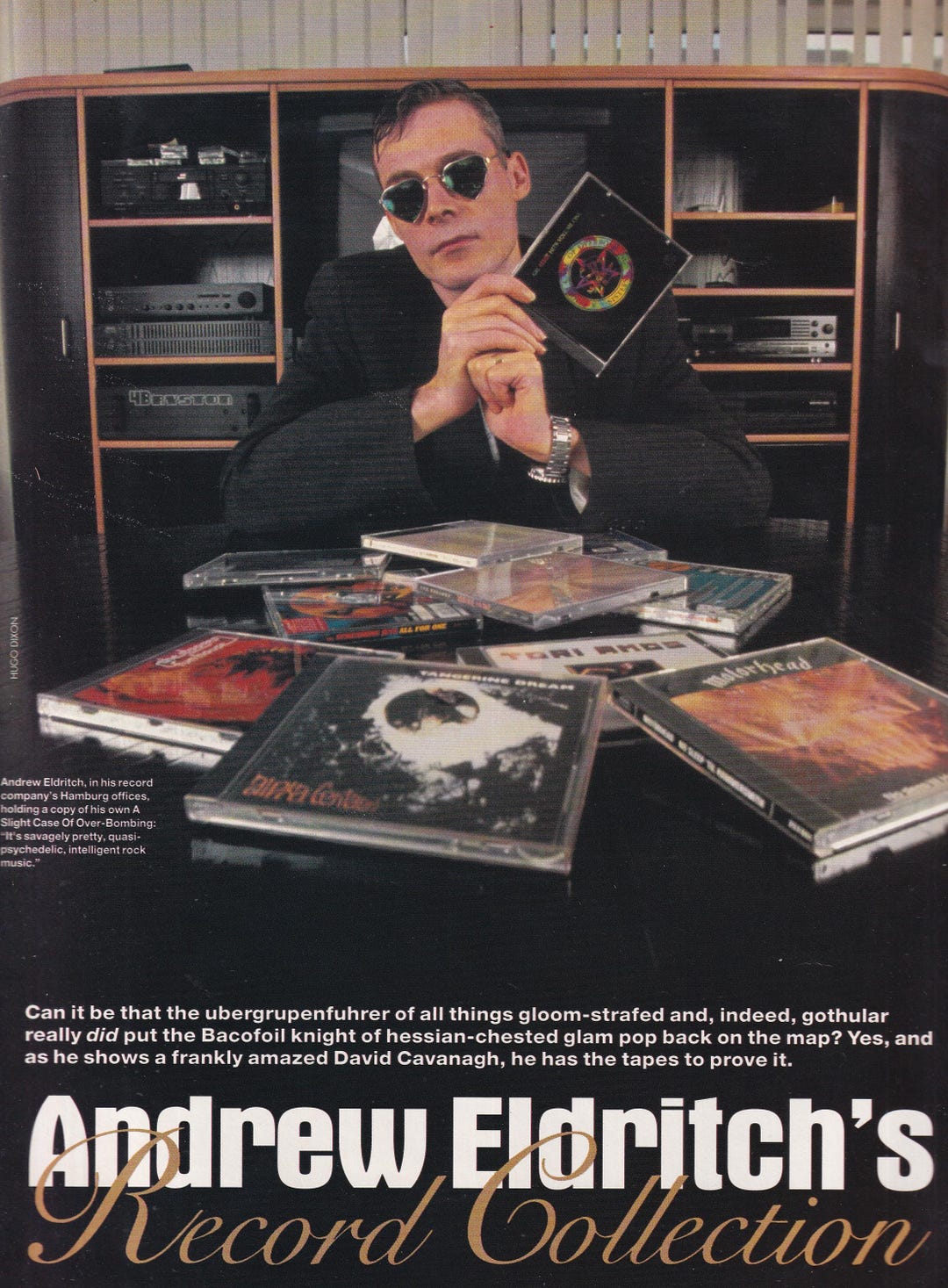 Original Vintage Mini Poster / Magazine Clipping Andrew Eldritch's ...