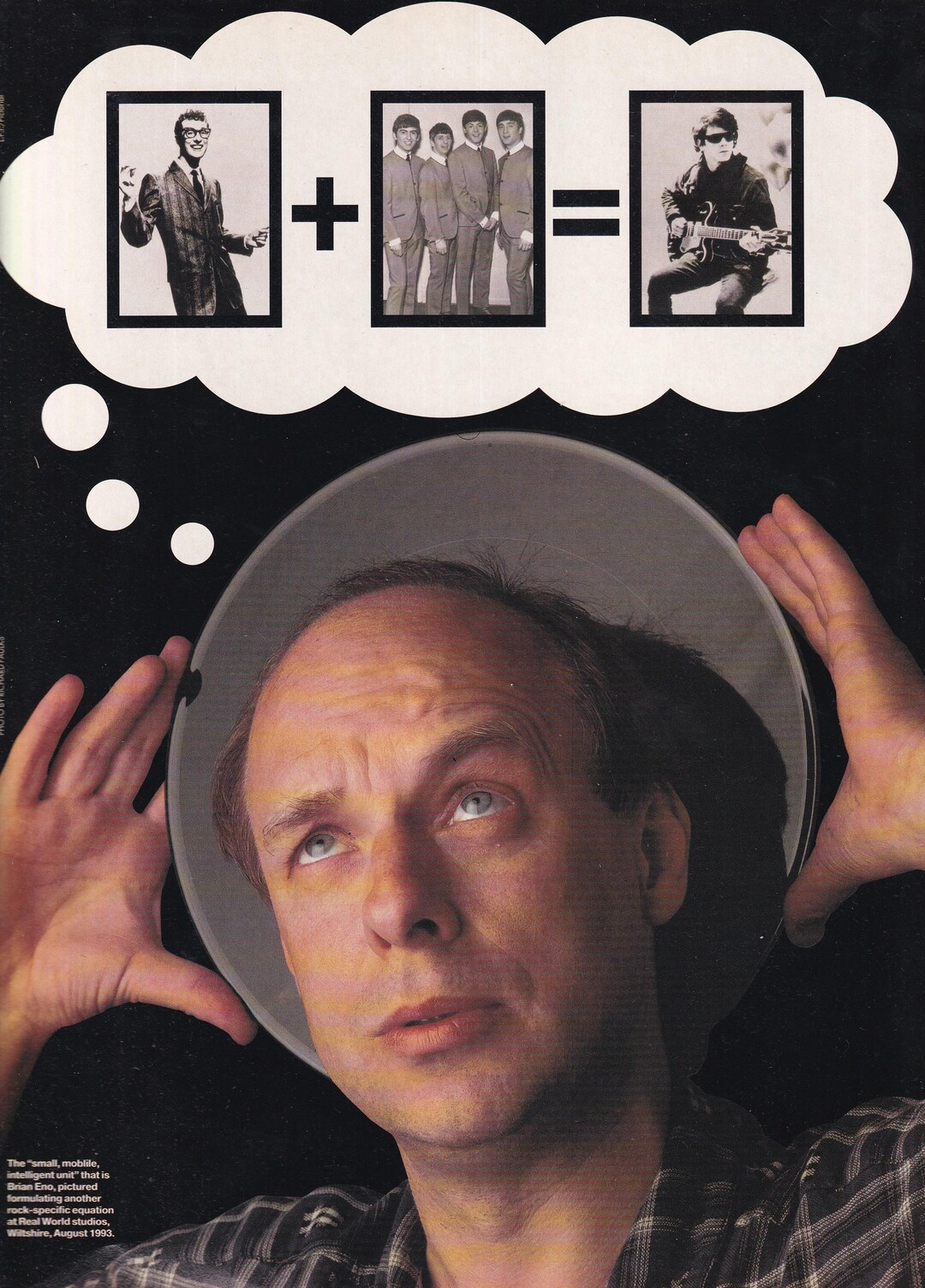 Original Vintage Mini Poster / Magazine Clipping Brian Eno, Real World ...
