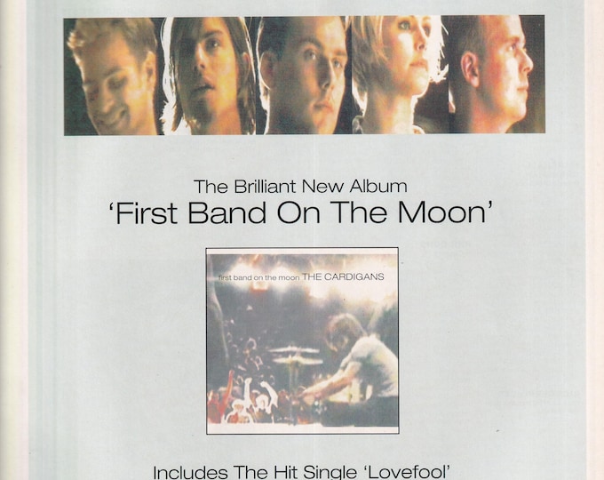 Original Vintage Mini Poster / Magazine Clipping - the Cardigans ...