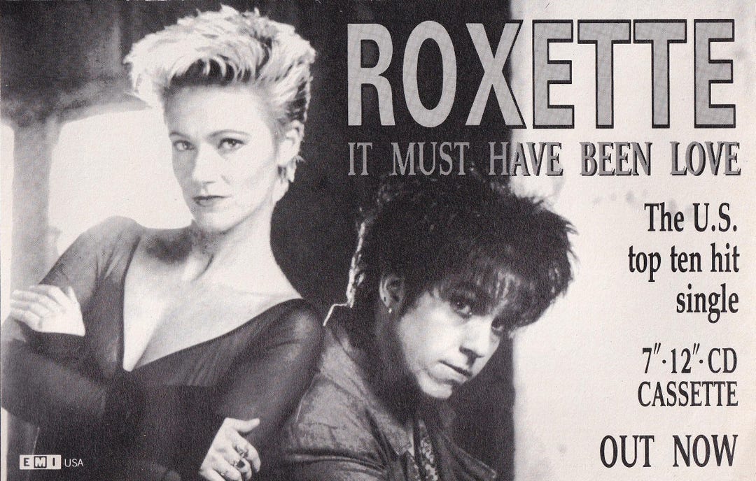 Original Vintage Mini Poster / Newspaper Clipping - Roxette - It Must ...