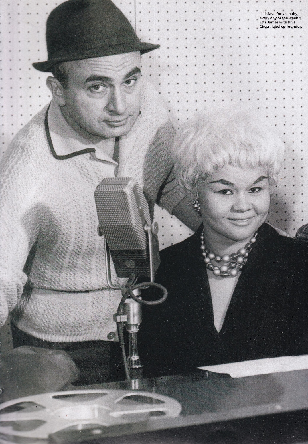 Original Vintage Mini Poster / Magazine Clipping - Etta James With Phil ...