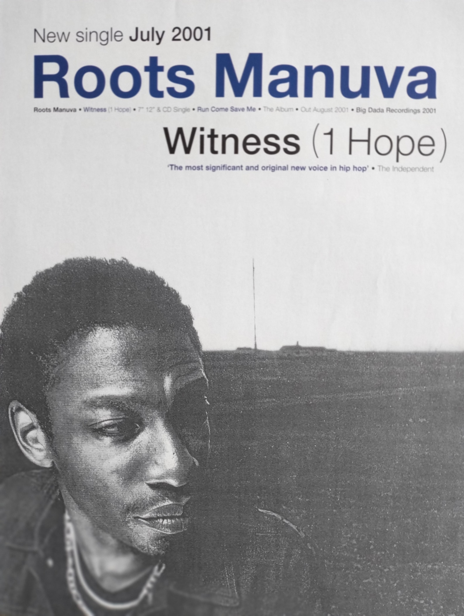 Original Vintage Mini Poster / Magazine Clipping - Roots Manuva ...