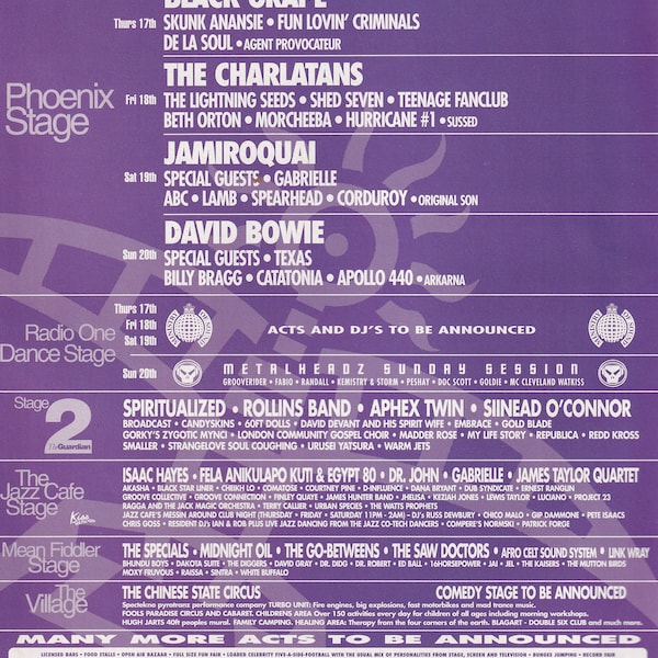 Phoenix Festival Poster - Etsy