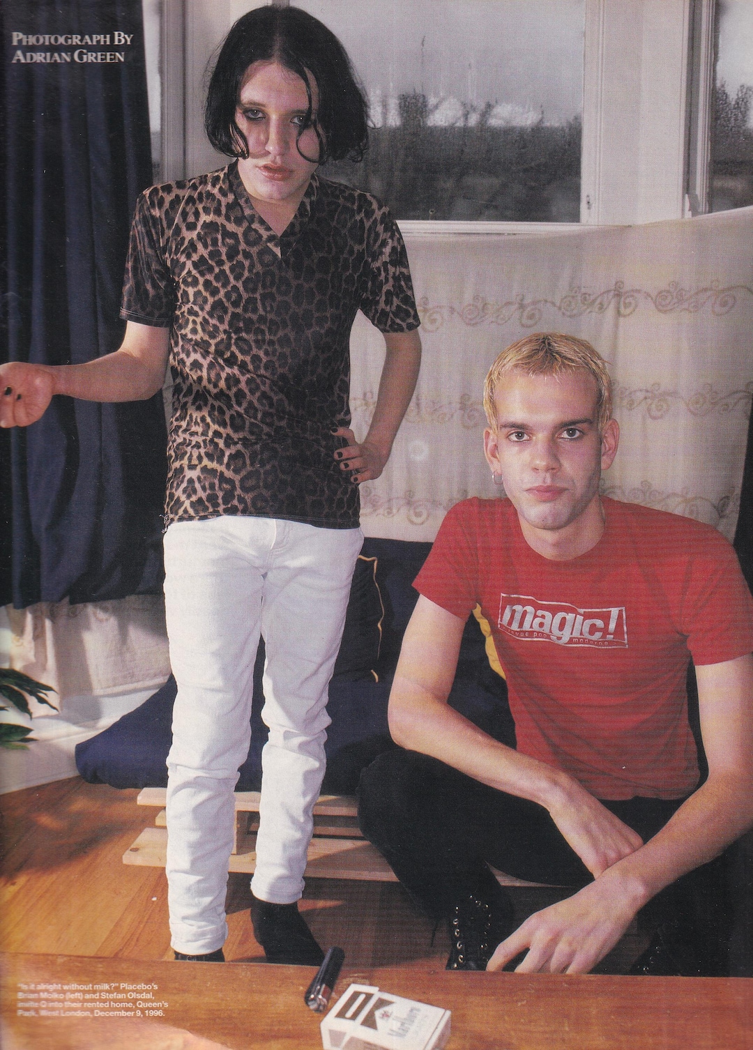 Original Vintage Mini Poster / Magazine Clipping Placebo, London, 1996 ...