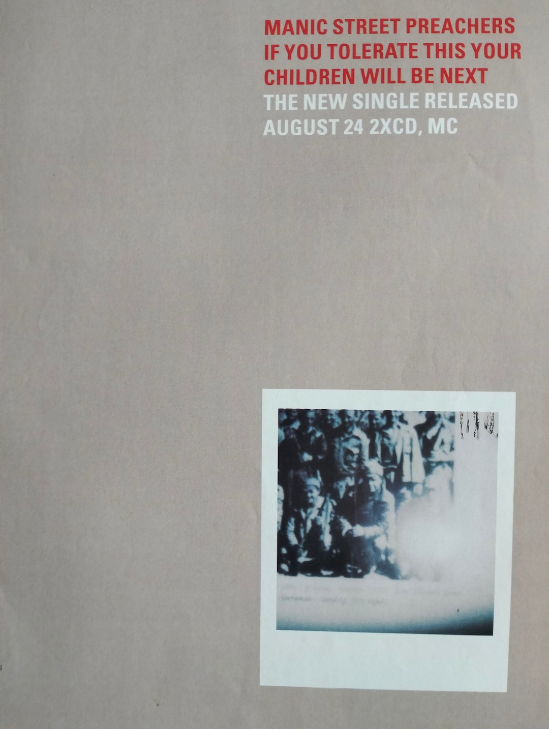 Original Vintage Mini Poster / Magazine Clipping Manic Street Preachers ...