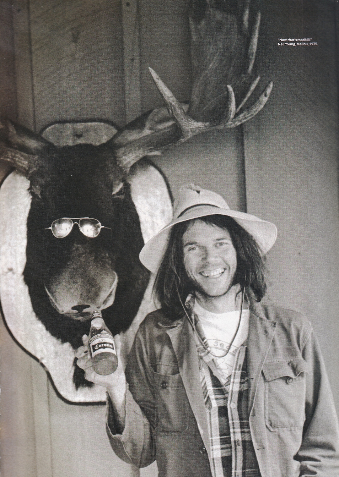 Original Vintage Mini Poster / Magazine Clipping Neil Young, Malibu ...