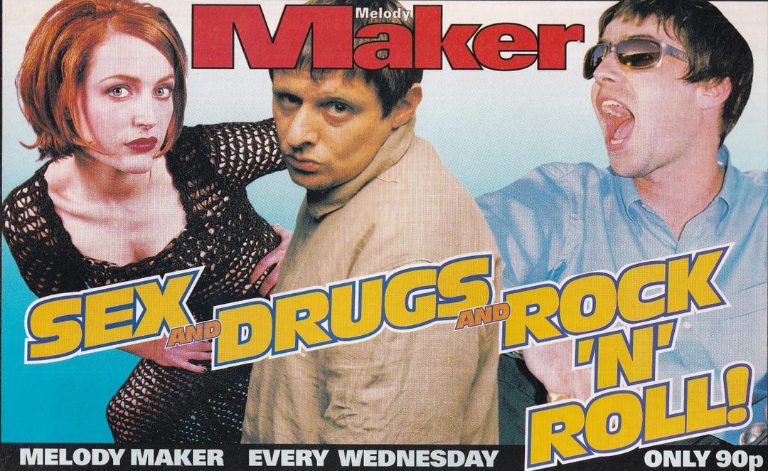 Original Vintage Mini Poster / Magazine Clipping - 1990s Melody Maker ...