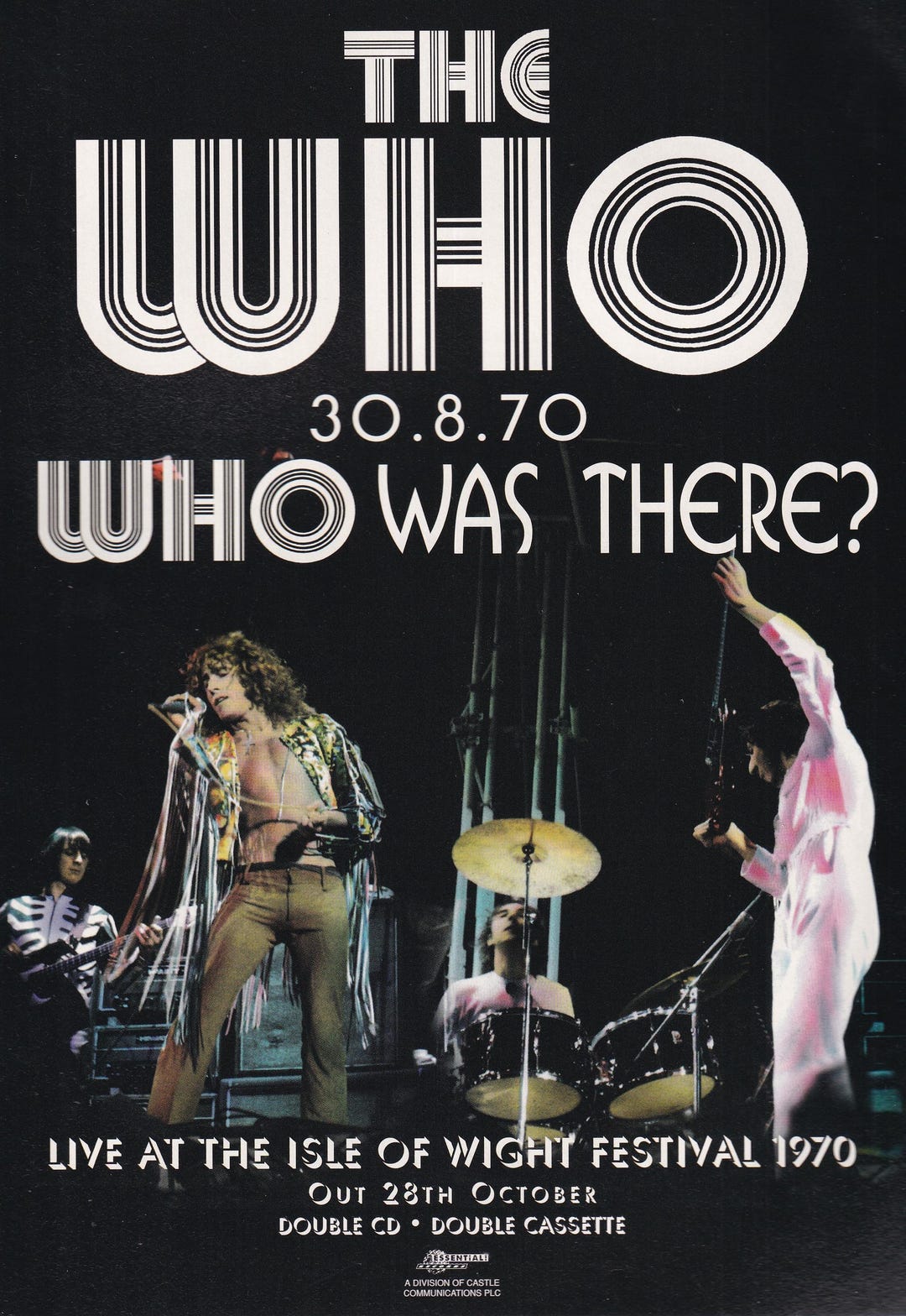 Original Vintage Mini Poster / Magazine Clipping - the Who, Live at the ...