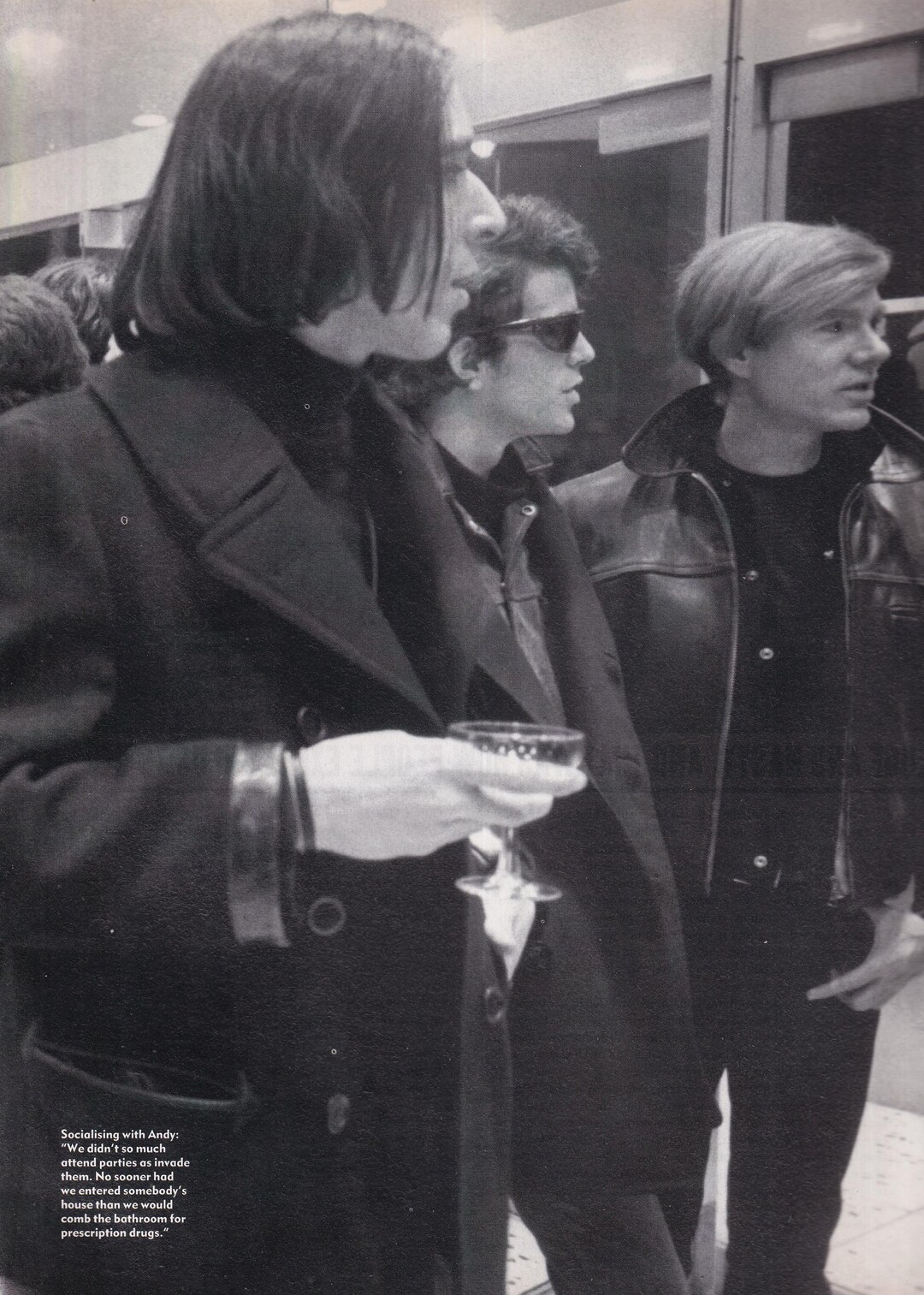 Original Vintage Mini Poster / Magazine Clipping - John Cale & Lou Reed ...