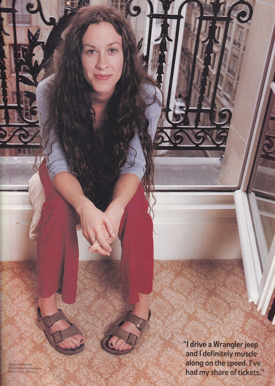 Original Vintage Mini Poster / Magazine Clipping Alanis Morissette ...
