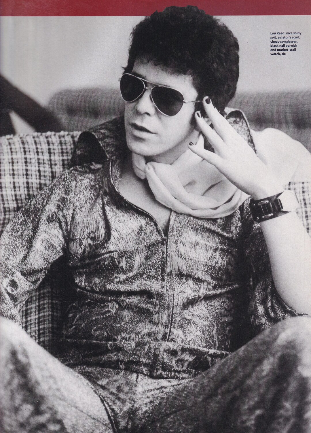 Original Vintage Mini Poster / Magazine Clipping - Lou Reed, New York ...