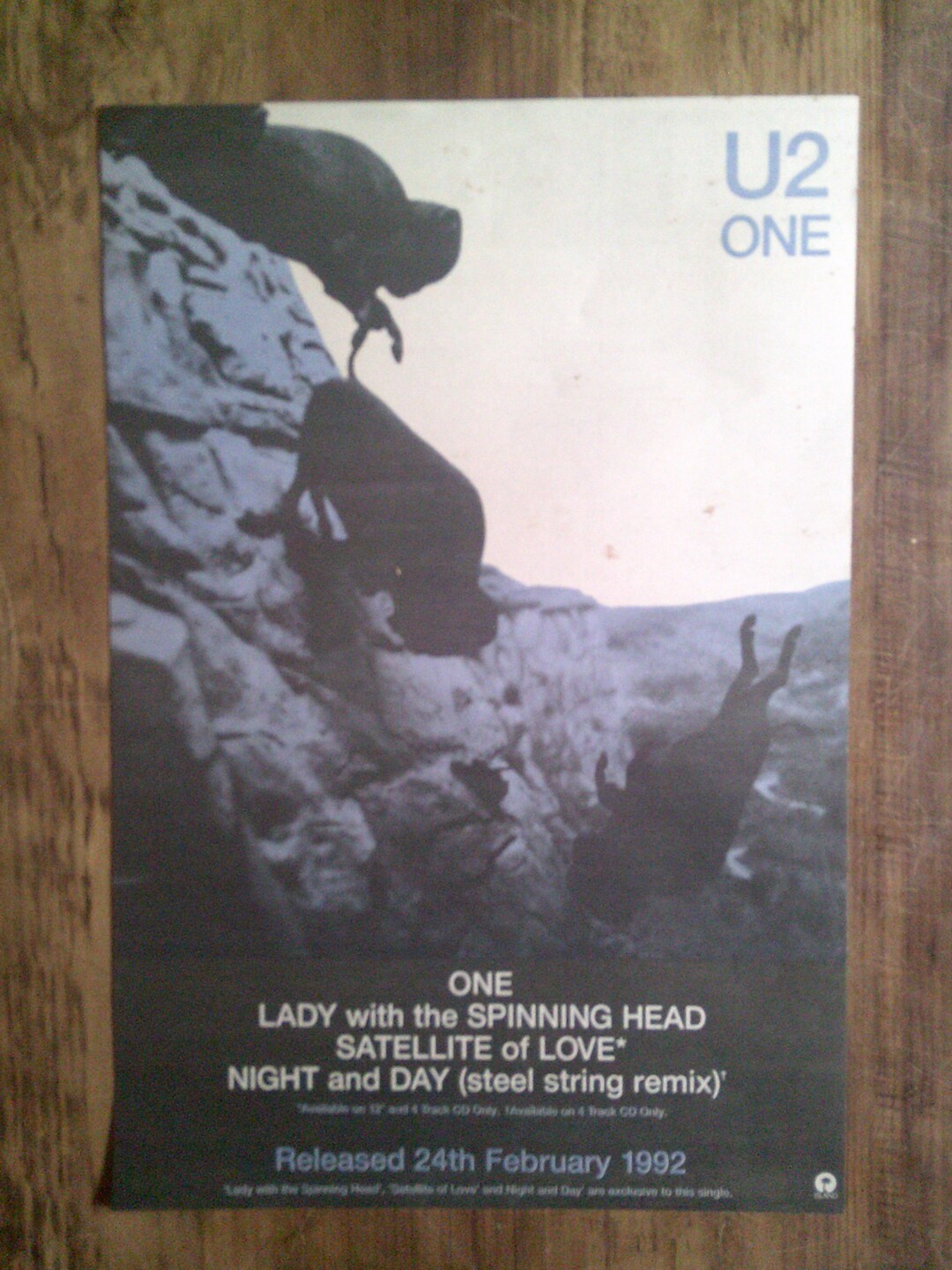 Original Vintage Mini Poster / Newspaper Clipping U2 One - Etsy