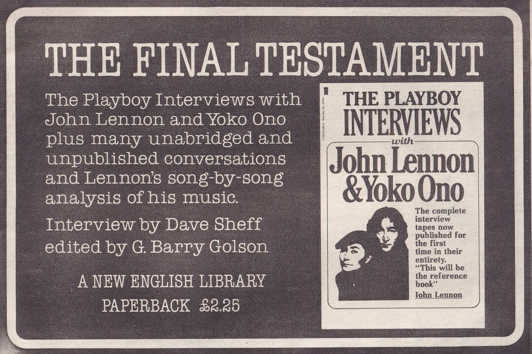 Original Vintage Mini Poster / Newspaper Clipping the Playboy ...